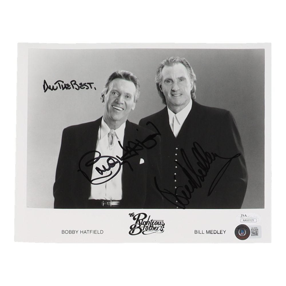 Bill Medley & Bobby Hatfield Signed The Righteous Brothers 8x10 Photo ...