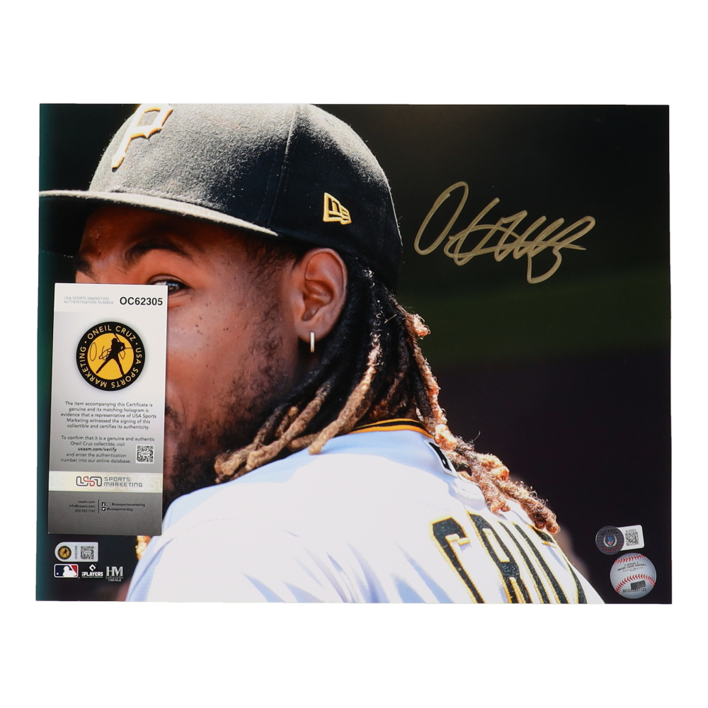 Oneil Cruz Signed Pirates 11x14 Photo (Cruz & Beckett) | Pristine Auction