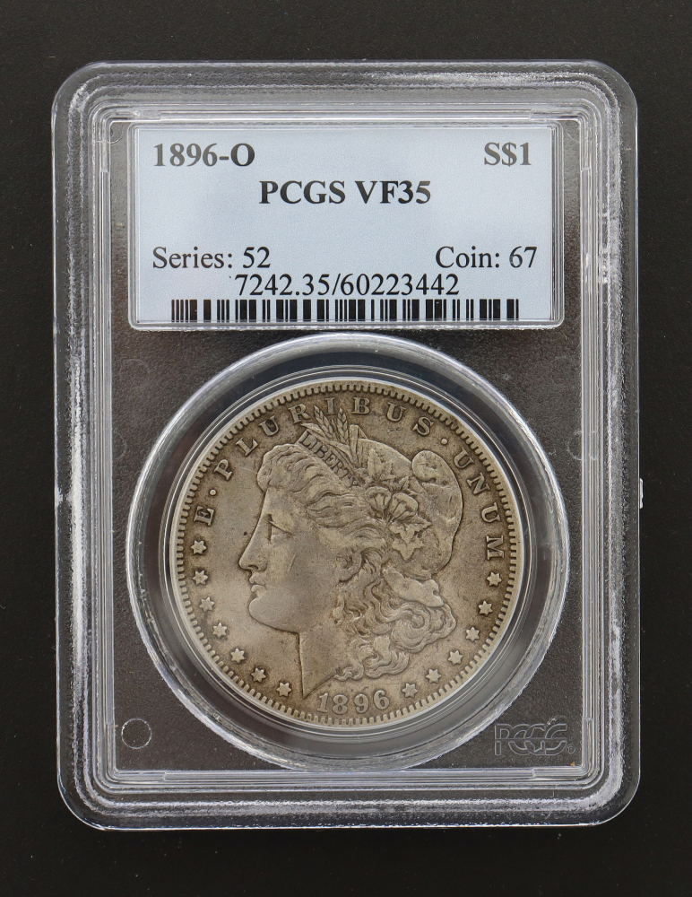 1896-O Morgan Silver Dollar (PCGS VF35) | Pristine Auction