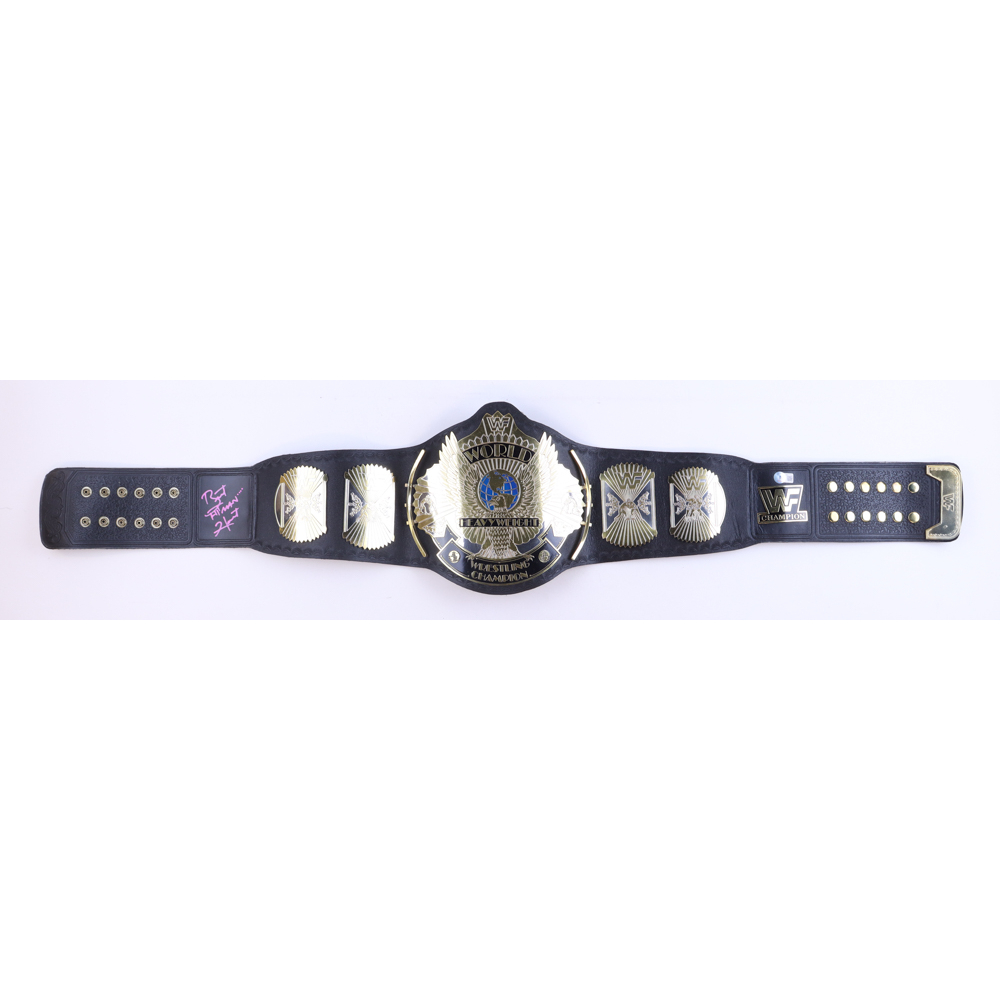 Bret "The Hitman" Hart Signed WWE Belt (Beckett) | Pristine Auction