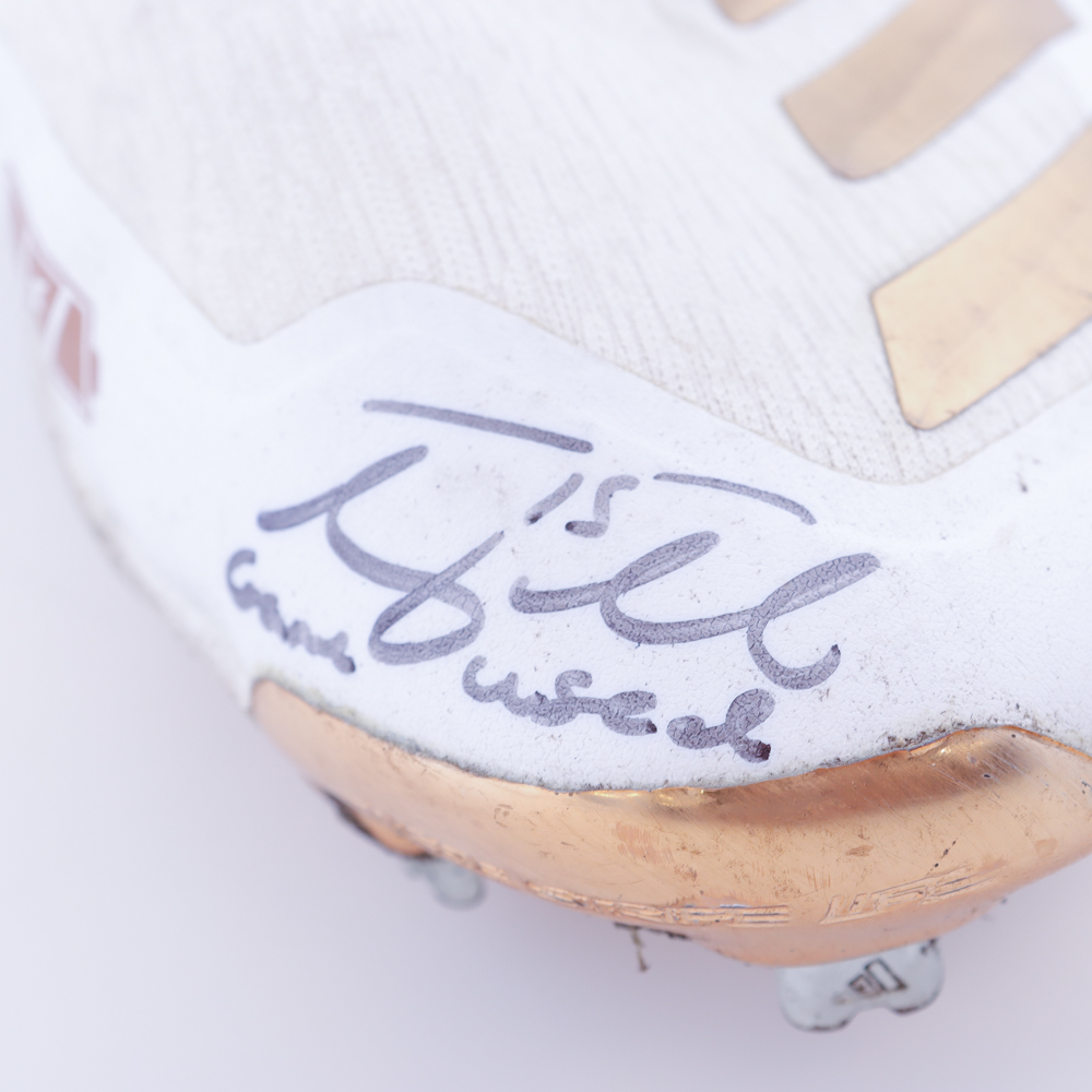 Tim Tebow Signed Game Used Adidas Cleat Inscribed "Game Used" (Beckett ...