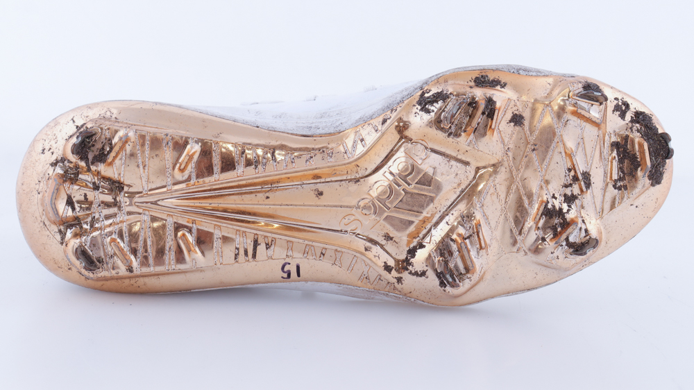 Tim Tebow Signed Game Used Adidas Cleat Inscribed "Game Used" (Beckett ...