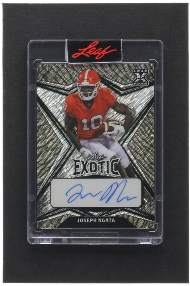 Joseph Ngata 2022 Leaf Exotic Diagonal Shimmer Elephant #BAJN1 #6/7 RC ...