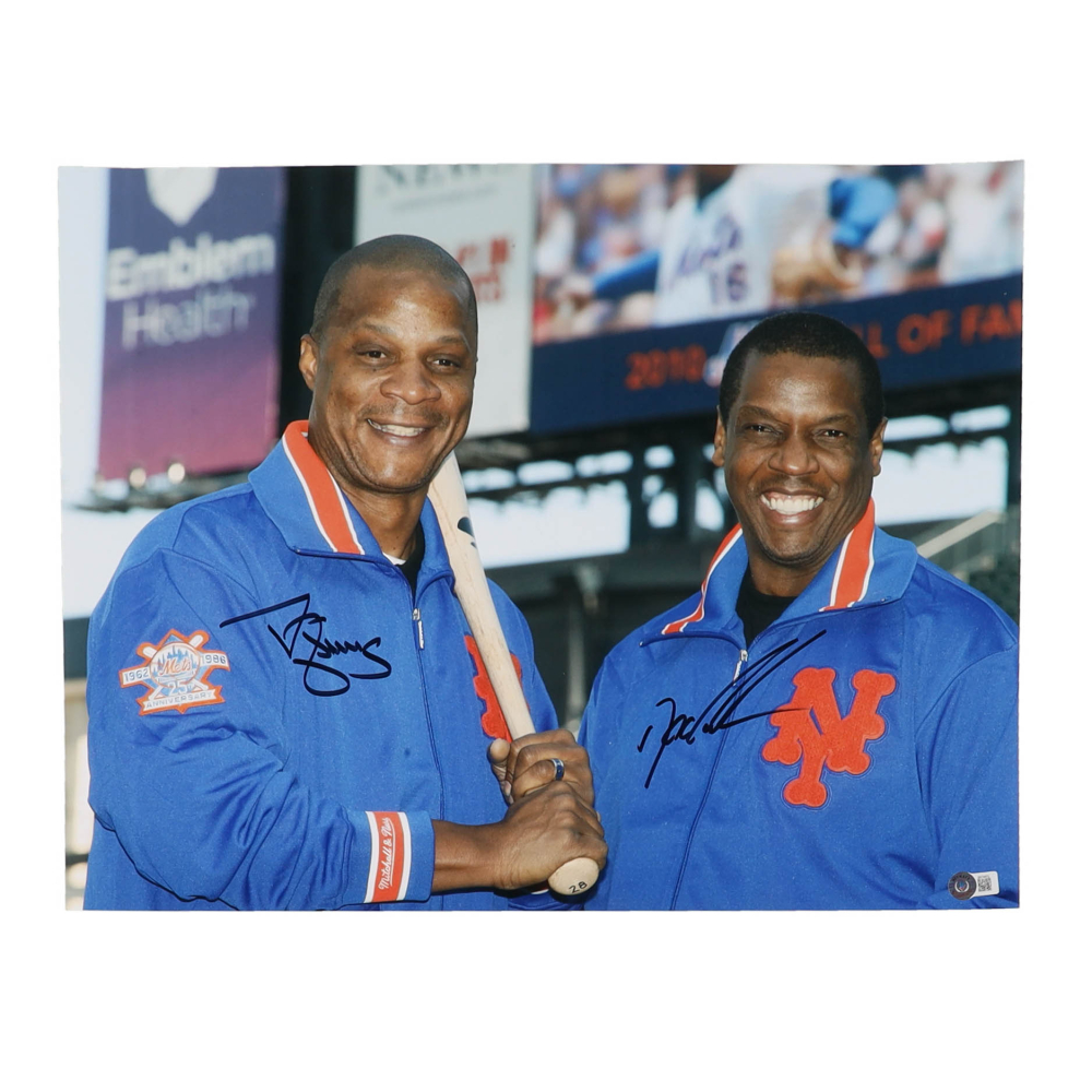 Doc Gooden & Darryl Strawberry Signed Mets 16x20 Photo (Beckett ...