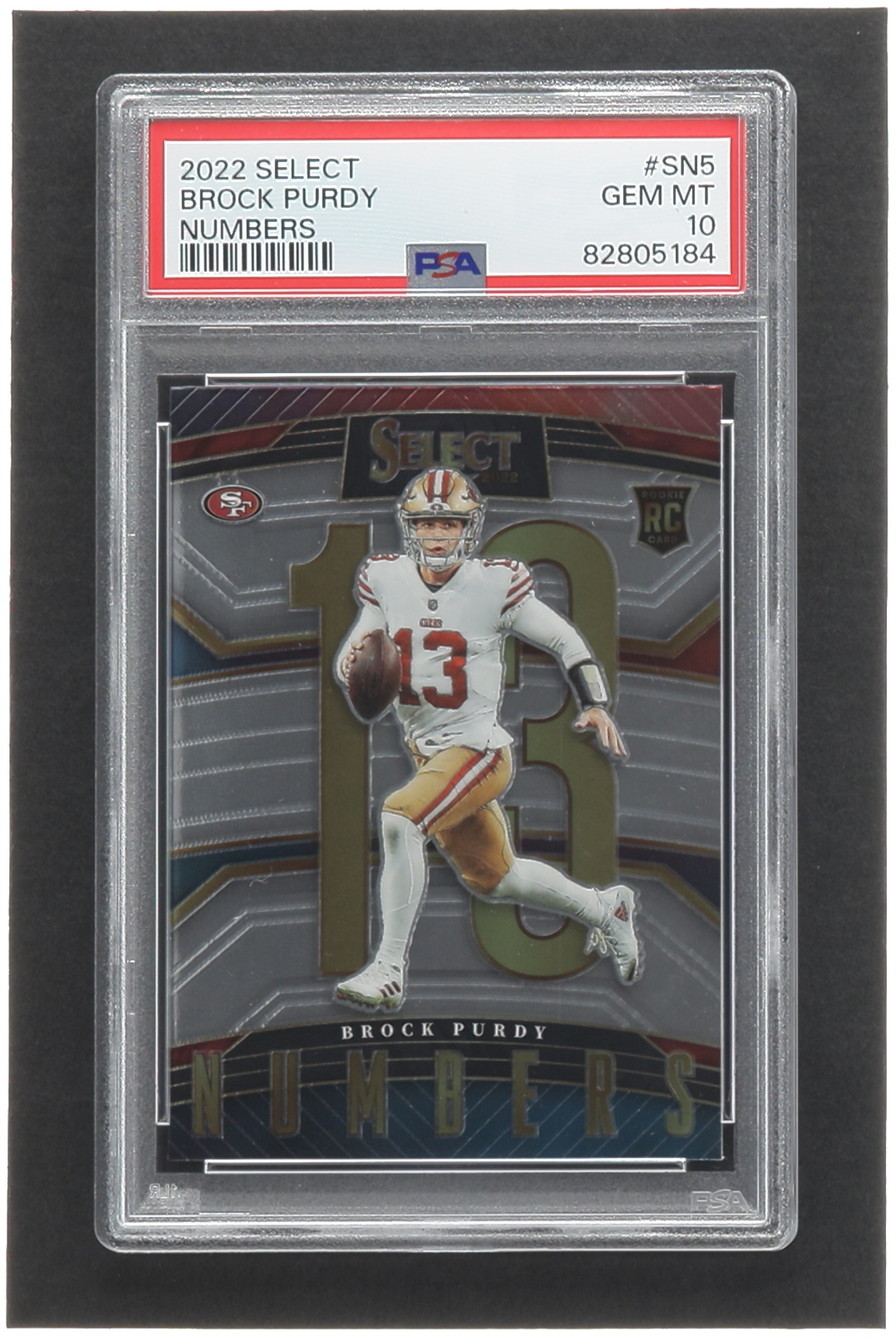 Brock Purdy 2022 Select Select Numbers #5 RC (PSA 10) | Pristine Auction