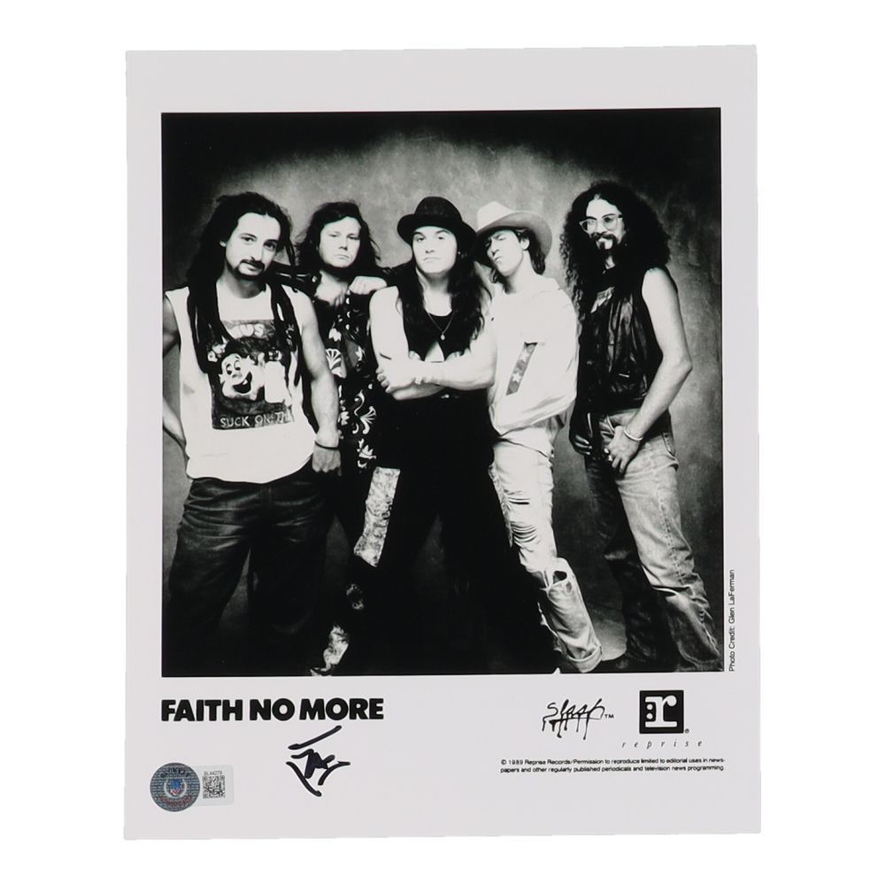 Mike Patton Signed "Faith No More" 8x10 Photo (Beckett) | Pristine Auction