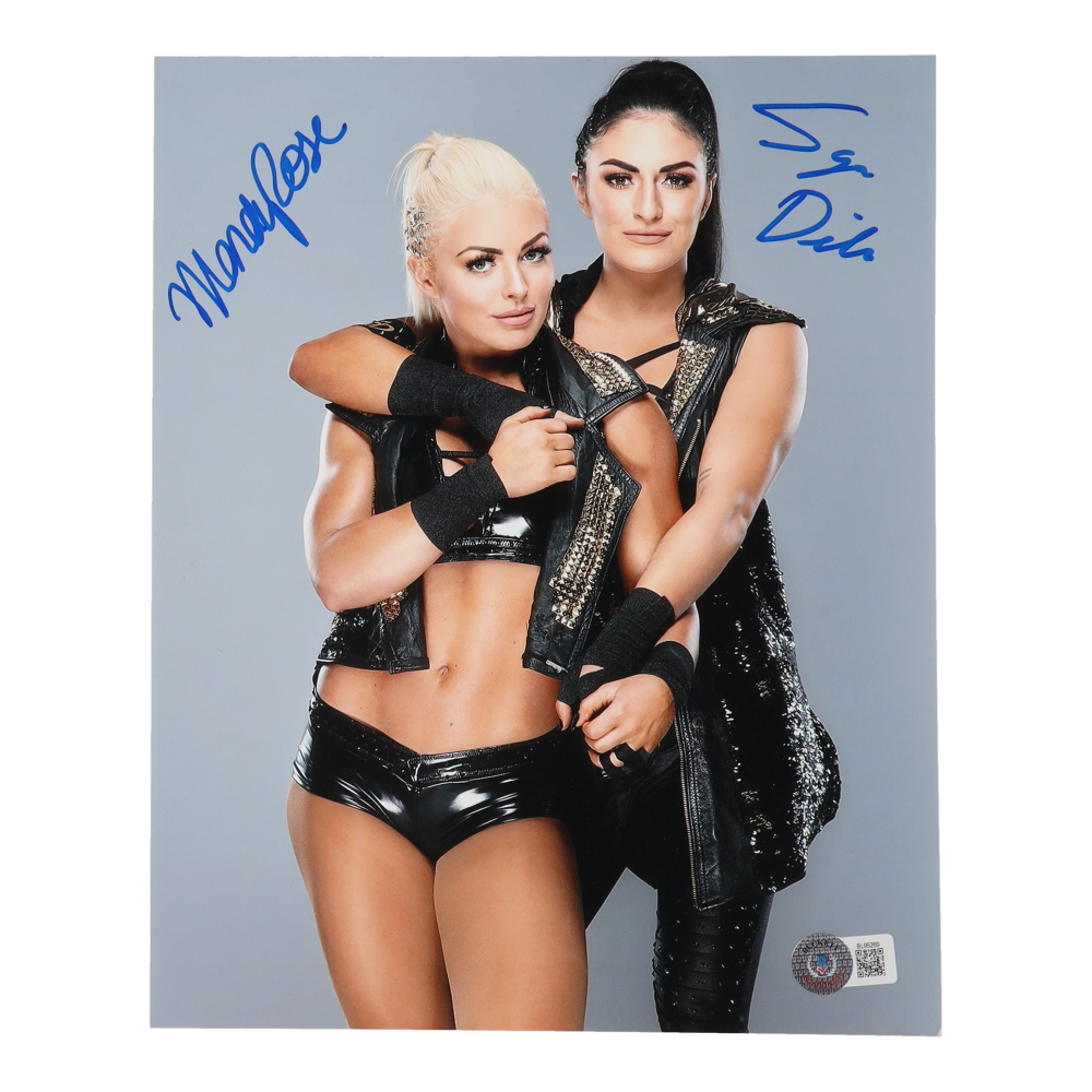 Mandy Rose & Sonya DeVille Signed WWE 8x10 Photo (Beckett) | Pristine Auction