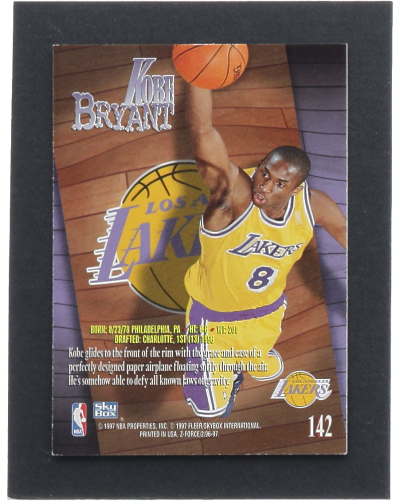 Kobe Bryant 1996-97 Z-Force #142 RC | Pristine Auction