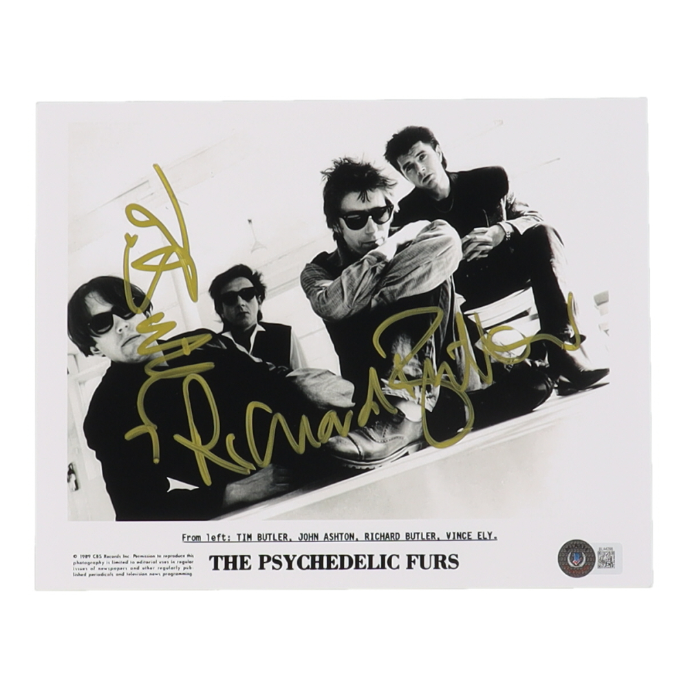 Richard Butler & Tim Butler Signed The Psychedelic Furs 8x10 Photo ...