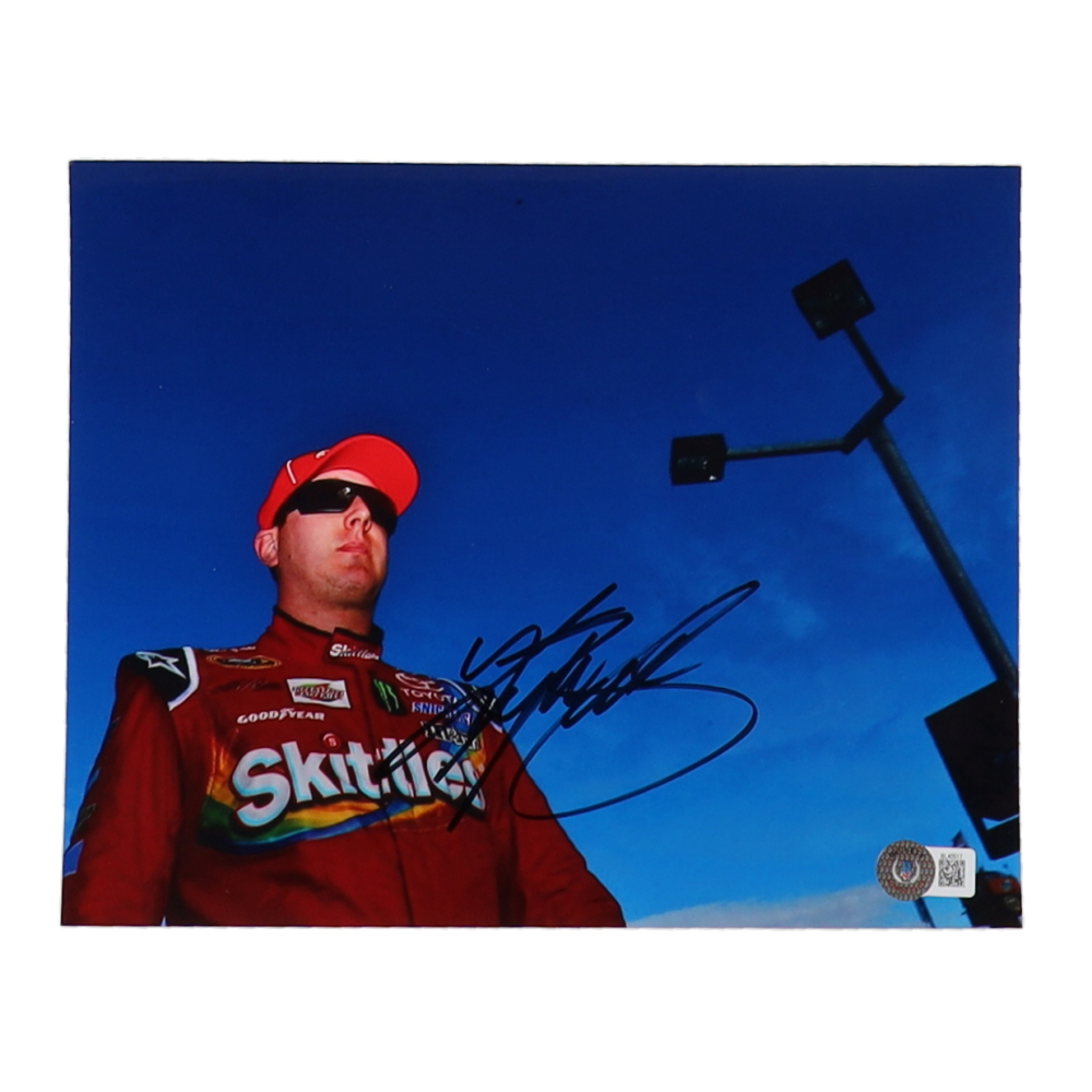 Kyle Busch Signed NASCAR 8x10 Photo (Beckett) | Pristine Auction