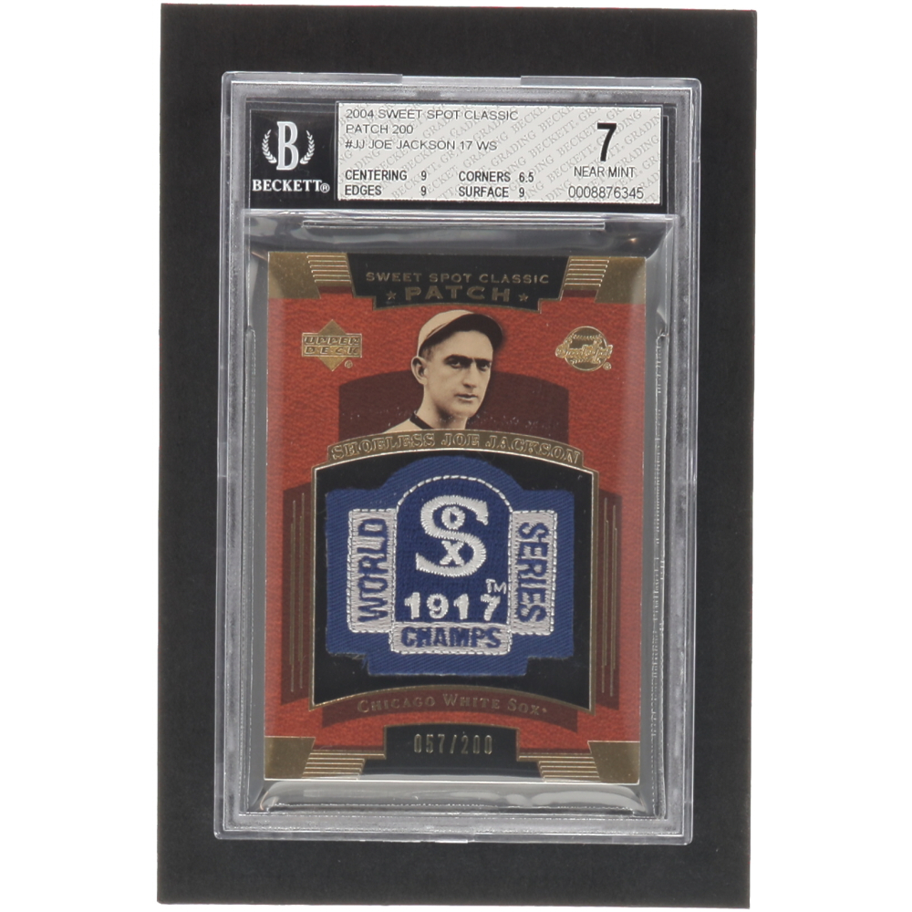 Shoeless Joe Jackson 2004 Sweet Spot Classic Patch 200 #SSPJJ 17 WS ...