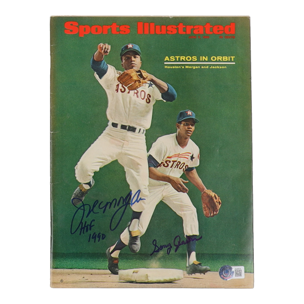 Joe Morgan & Sonny Jackson Signed 1966 Sports Illustrated Magazine Inscribed "HOF 1990" (Beckett ...