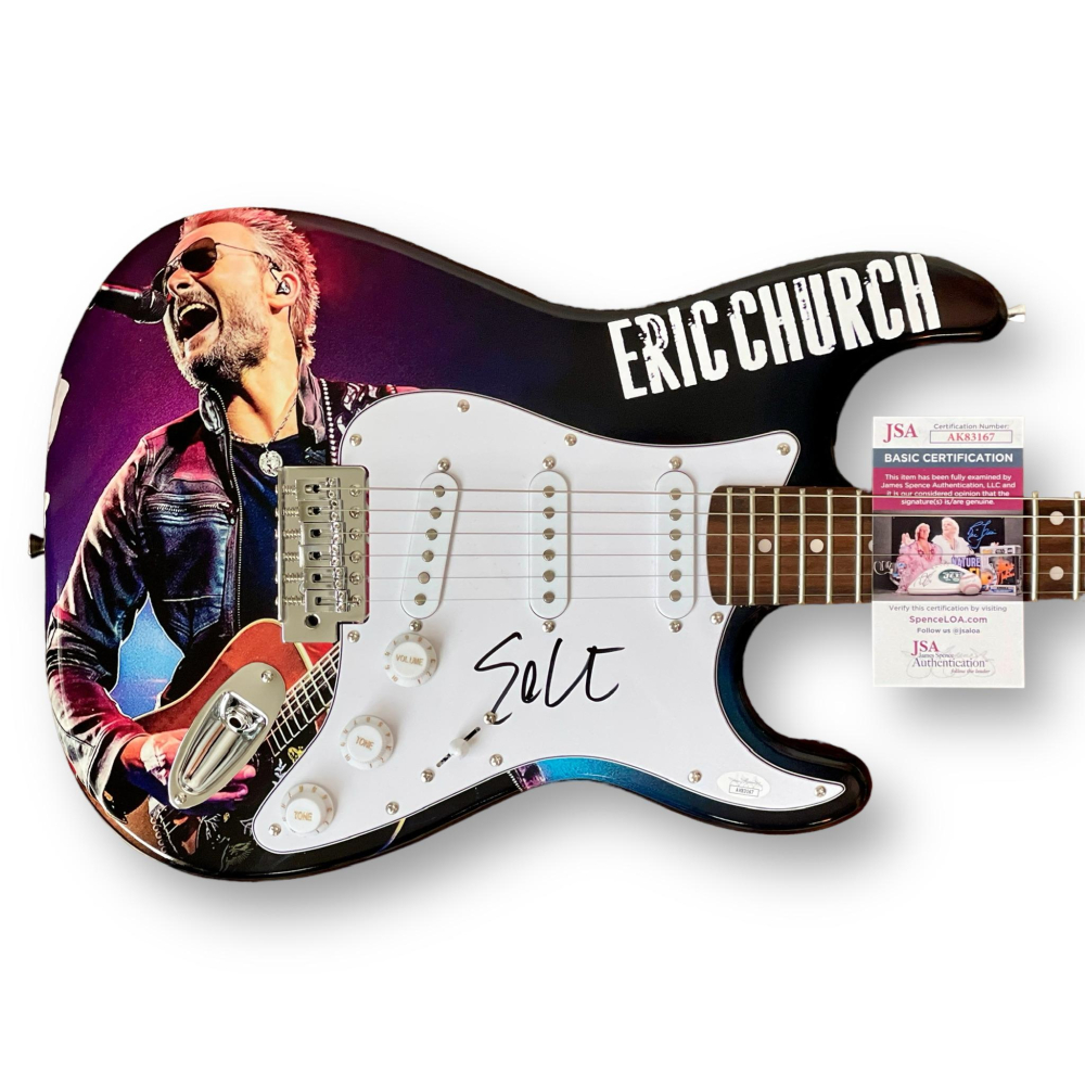 Eric Church Signed 39" Electric Guitar (JSA) | Pristine Auction
