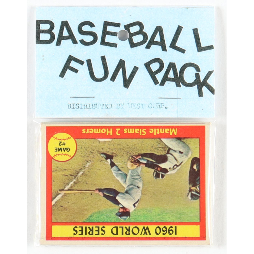 1961 Topps Baseball Fun Pack with (10) Cards | Pristine Auction