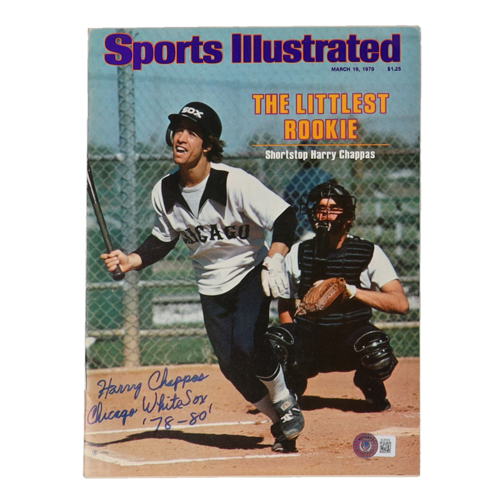 Harry Chappas Signed 1979 Sports Illustrated Magazine Inscribed ...