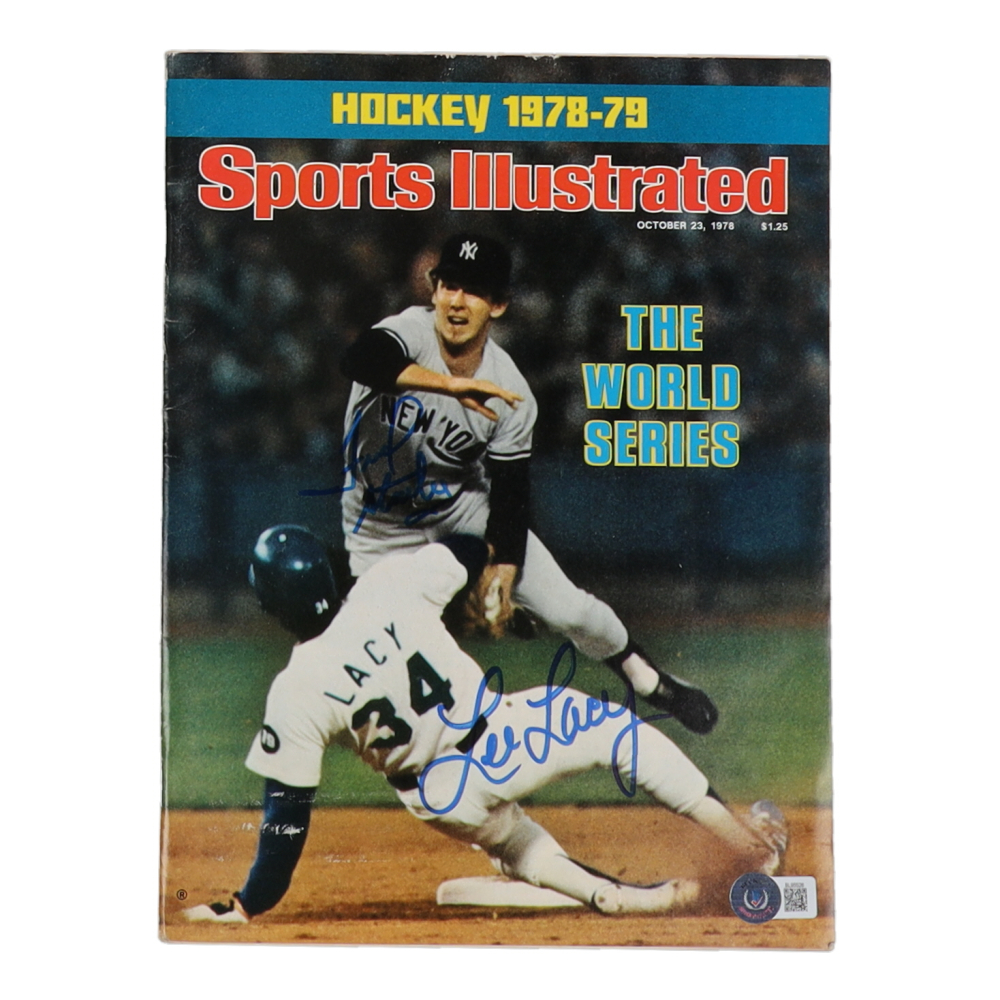 Lee Lacy & Fred Stanley Signed 1978 Sports Illustrated Magazine ...