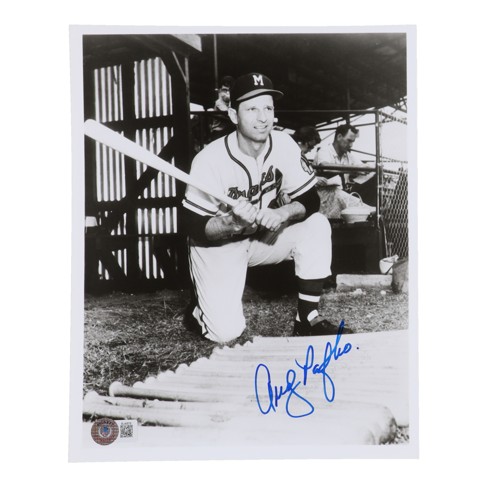 Andy Pafko Signed Braves 8x10 Photo (Beckett) | Pristine Auction