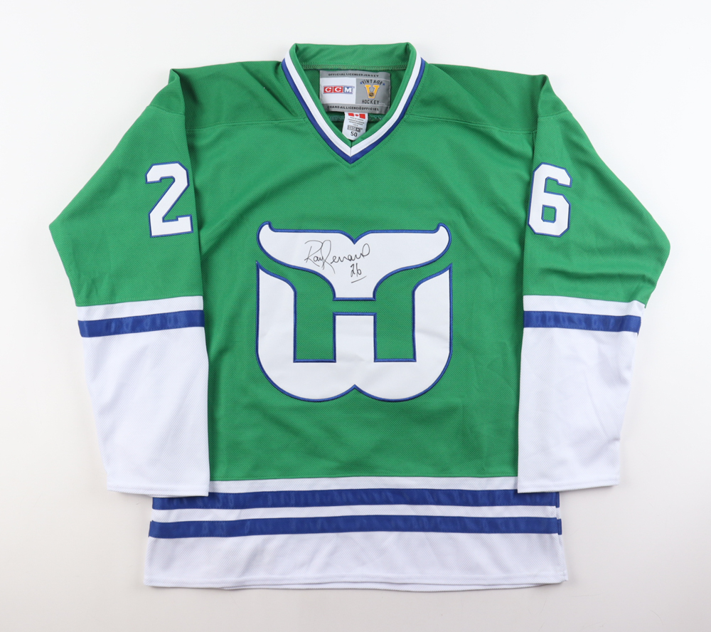 Ray Ferraro Twice-Signed Whalers Jersey (Beckett) | Pristine Auction