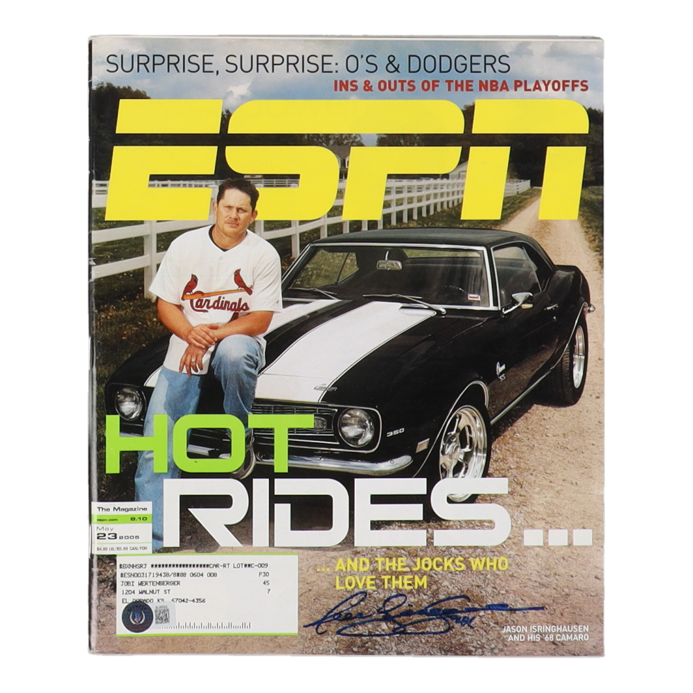 Jason Isringhausen Signed 2005 ESPN Magazine (Beckett) | Pristine Auction