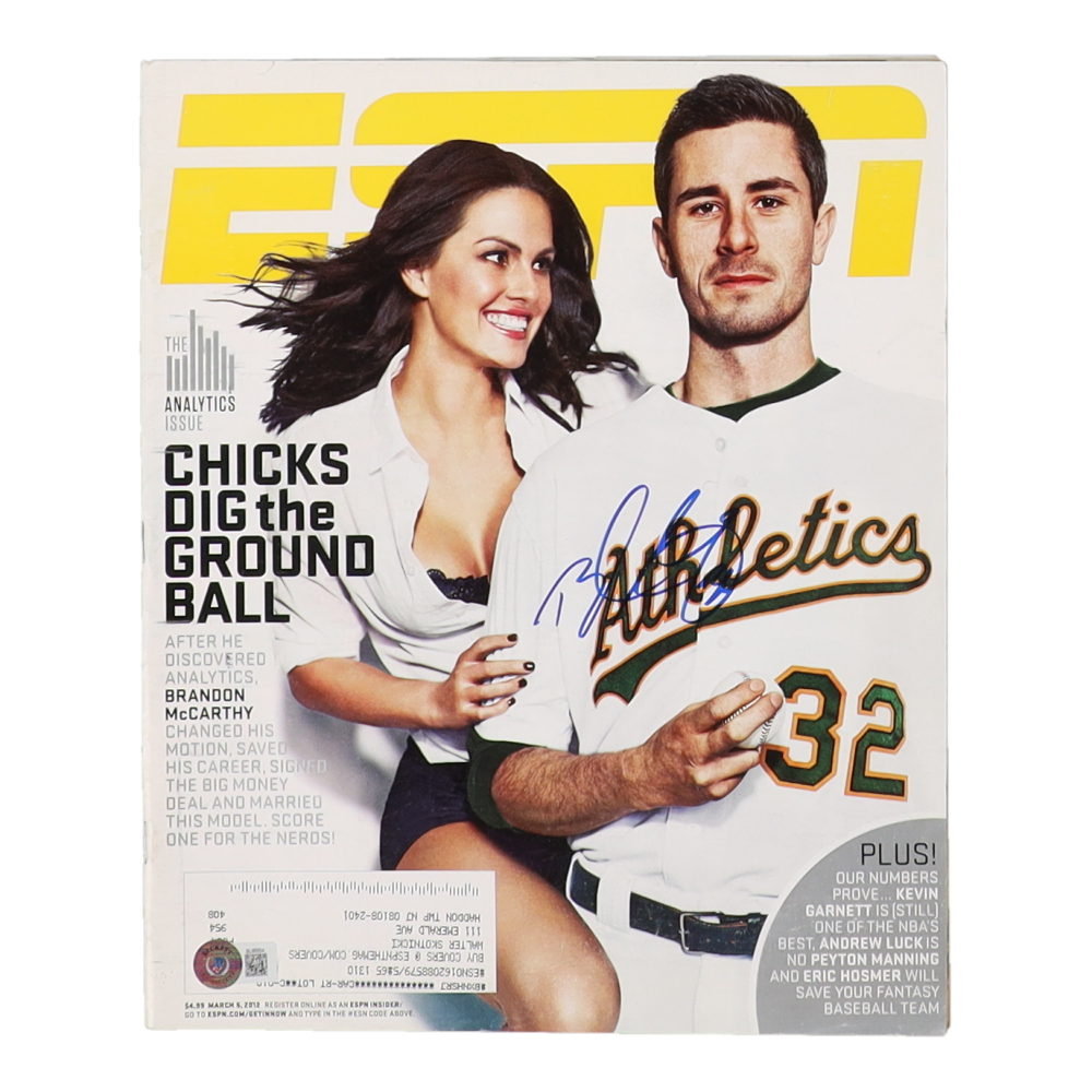 Brandon McCarthy Signed 2012 ESPN Magazine (Beckett) | Pristine Auction
