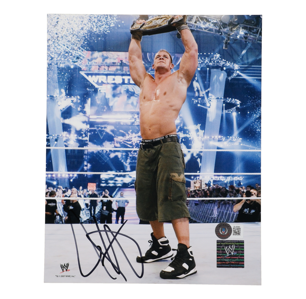 John Cena Signed WWE 8x10 Photo (Beckett) | Pristine Auction