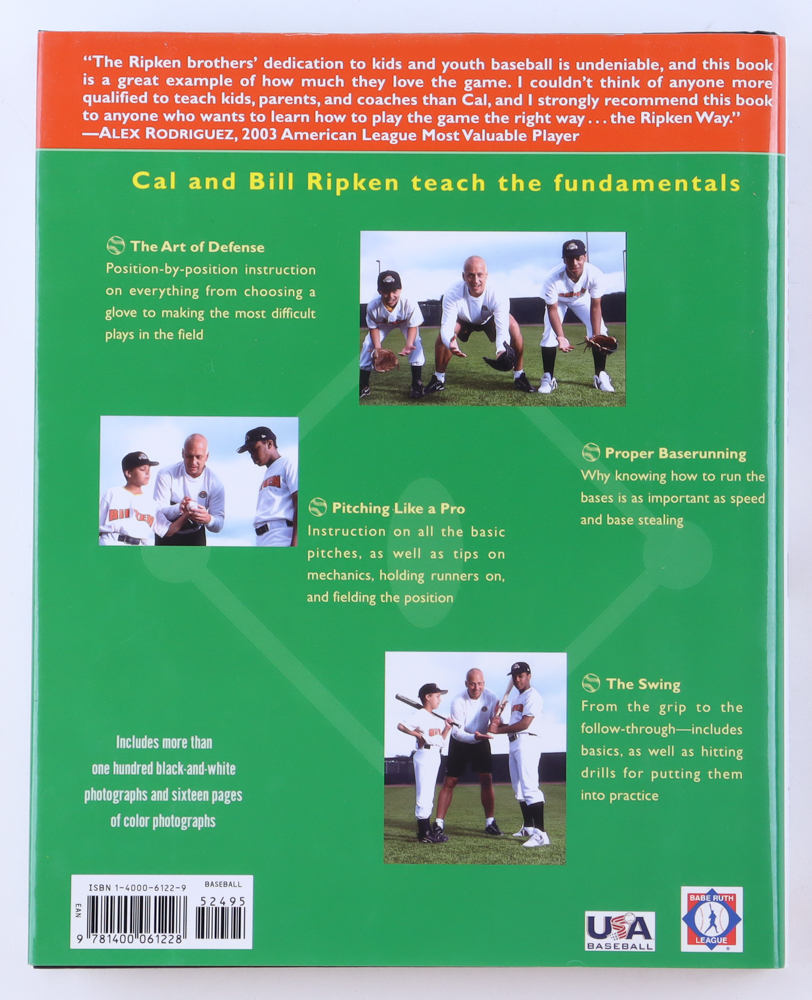 Cal Ripken Jr. & Billy Ripken Signed "The Ripken Way" Hardcover Book ...