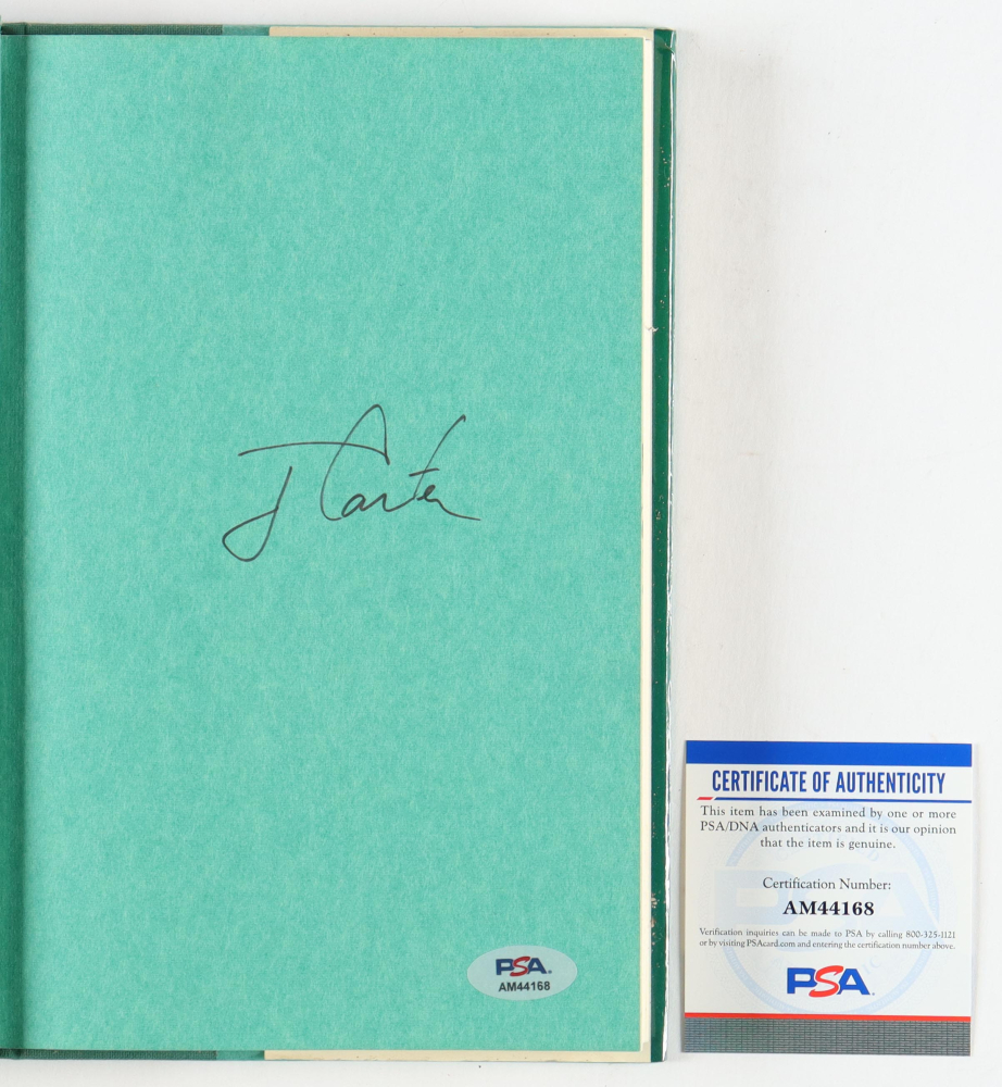 Jimmy Carter Signed "An Outdoor Journal" Hardcover Book (PSA ...
