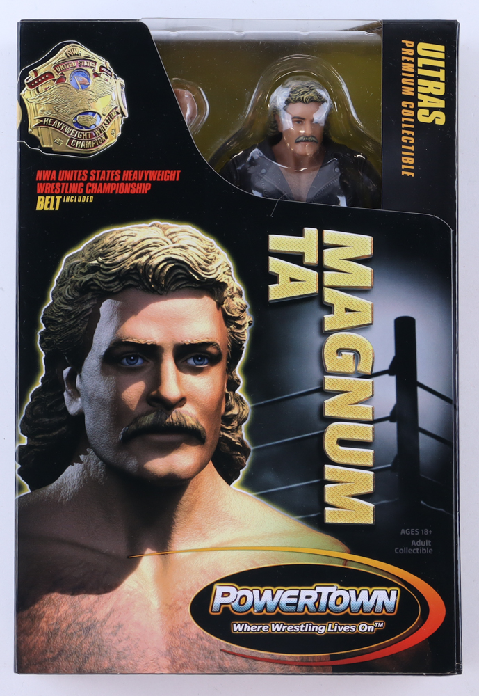 Magnum TA Signed 2022 Powertown Ultras Action Figure Inscribed "2x US ...