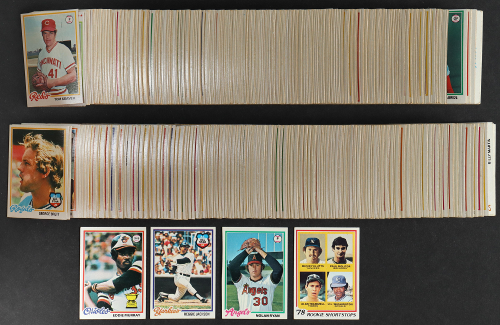 1978 Topps Baseball Complete Set of (726) Cards with Eddie Murray #36 ...