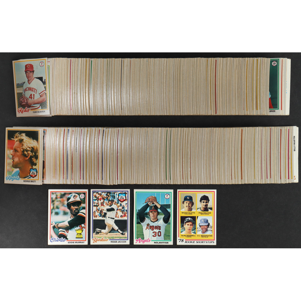 1978 Topps Baseball Complete Set of (726) Cards with Eddie Murray #36 ...