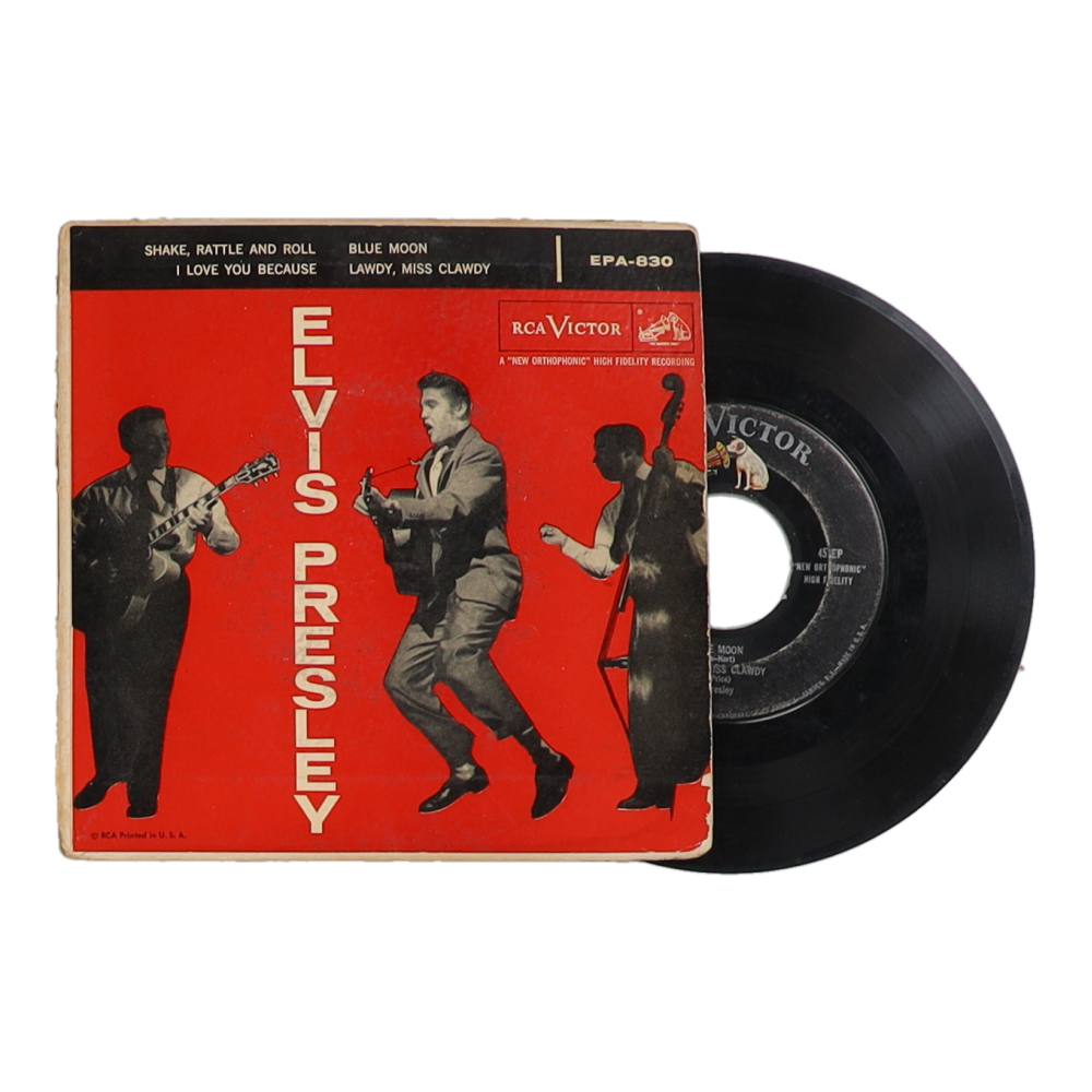 Elvis Presley 45 RPM RCA Vinyl Record Album | Pristine Auction