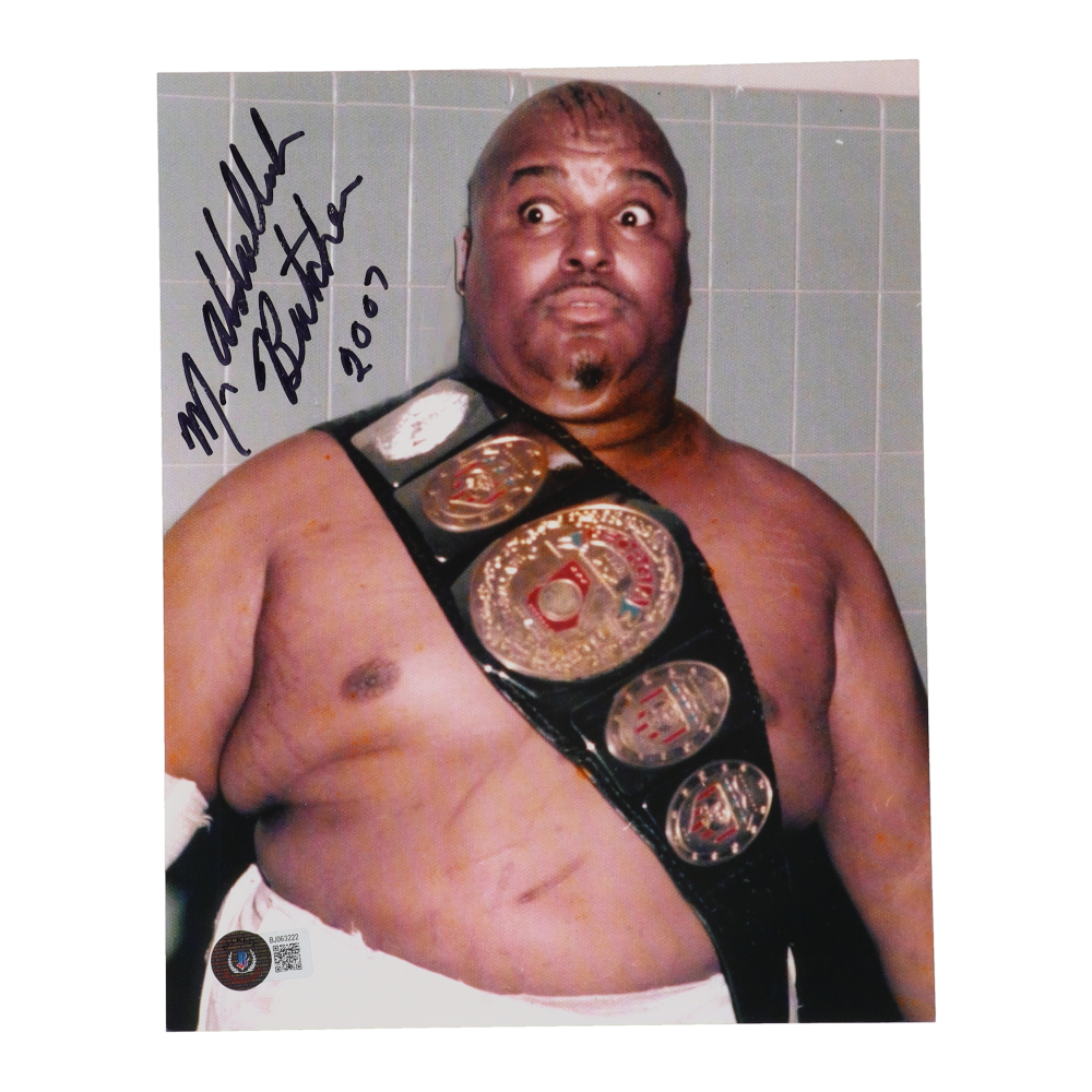 Abdullah the Butcher WWE 8x10 Photo Inscribed "2007" (Beckett ...