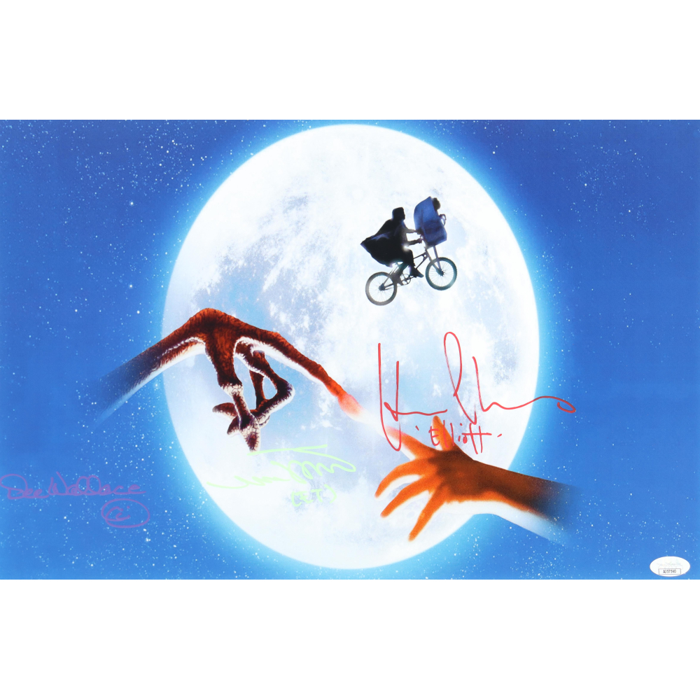 Dee Wallace, Henry Thomas & Matthew De Meritt Signed "E.T. The Extra ...