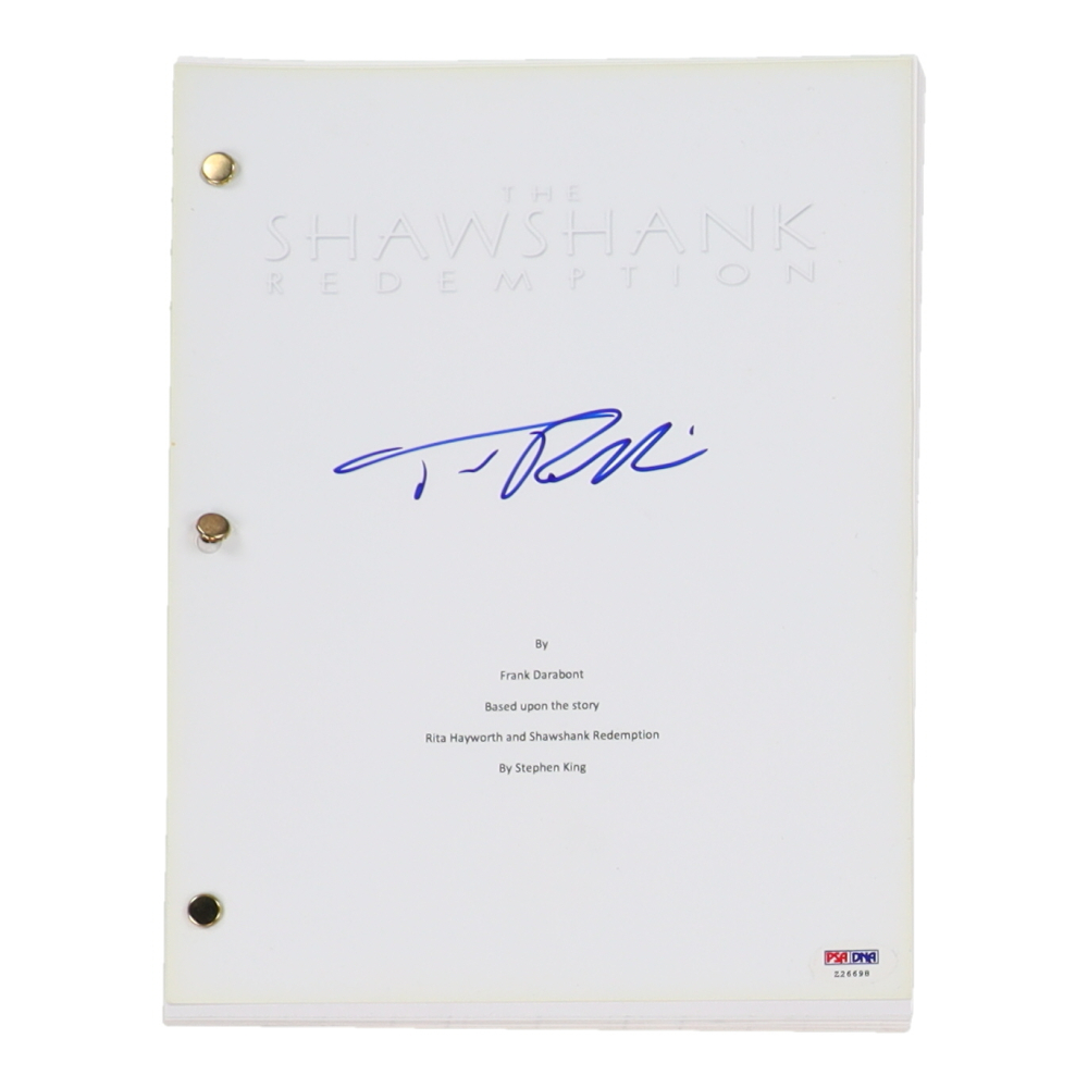 Tim Robbins Signed "The Shawshank Redemption" Script (PSA) | Pristine ...