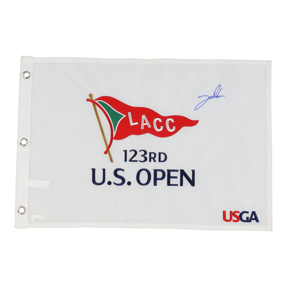 Jon Rahm Signed 2023 U.S. Open Pin Flag (JSA) | Pristine Auction