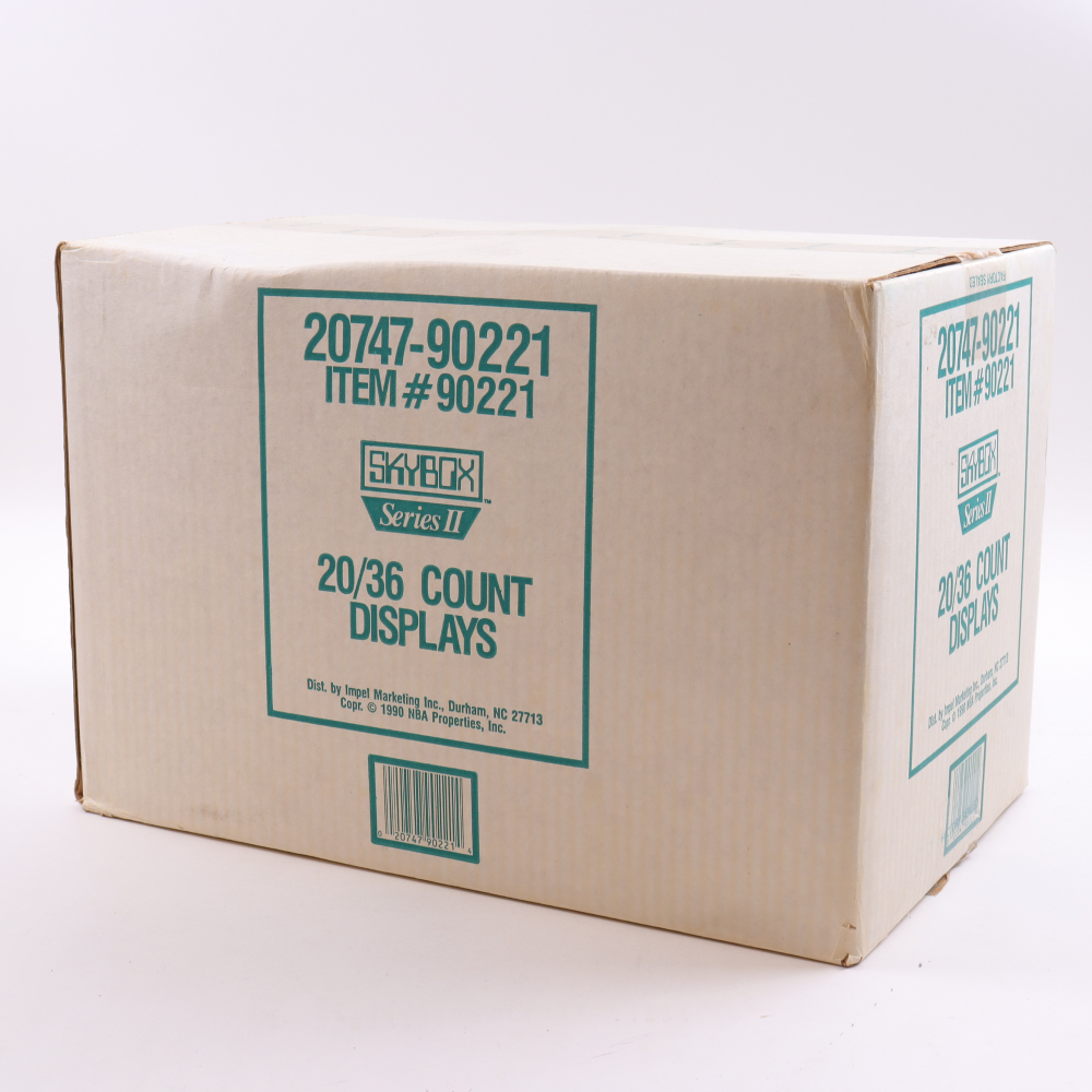 1990 Skybox Series 2 Basketball Case of (20) Boxes | Pristine Auction