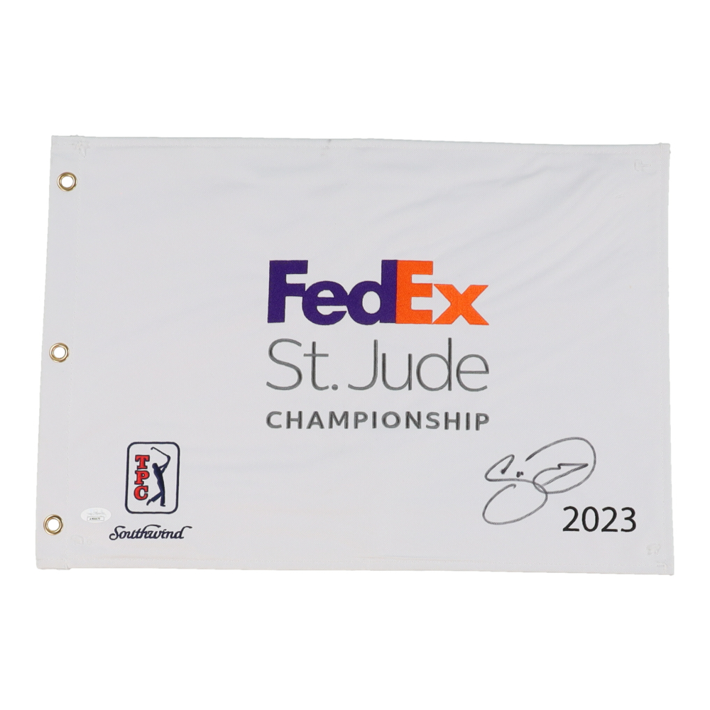 Jason Day Signed 2023 FedEx St. Jude Championship Pin Flag (JSA ...