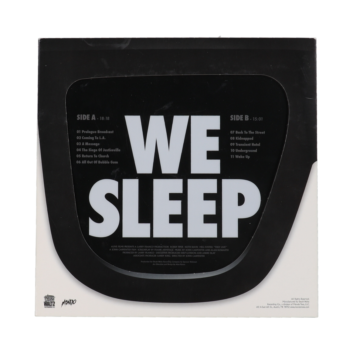 Alan Howarth Signed "They Live" Vinyl Record Album (Beckett) | Pristine ...