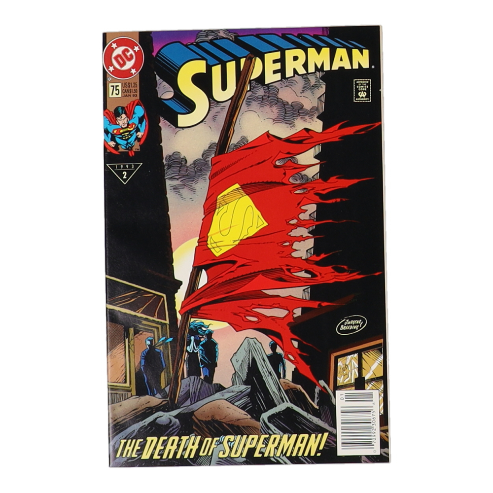 1993 "Superman" Issue #75 DC Comic Book | Pristine Auction