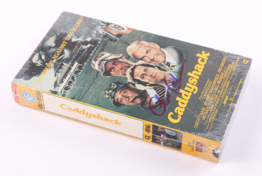 Chevy Chase Signed Original Factory Sealed "Caddyshack" VHS Tape ...