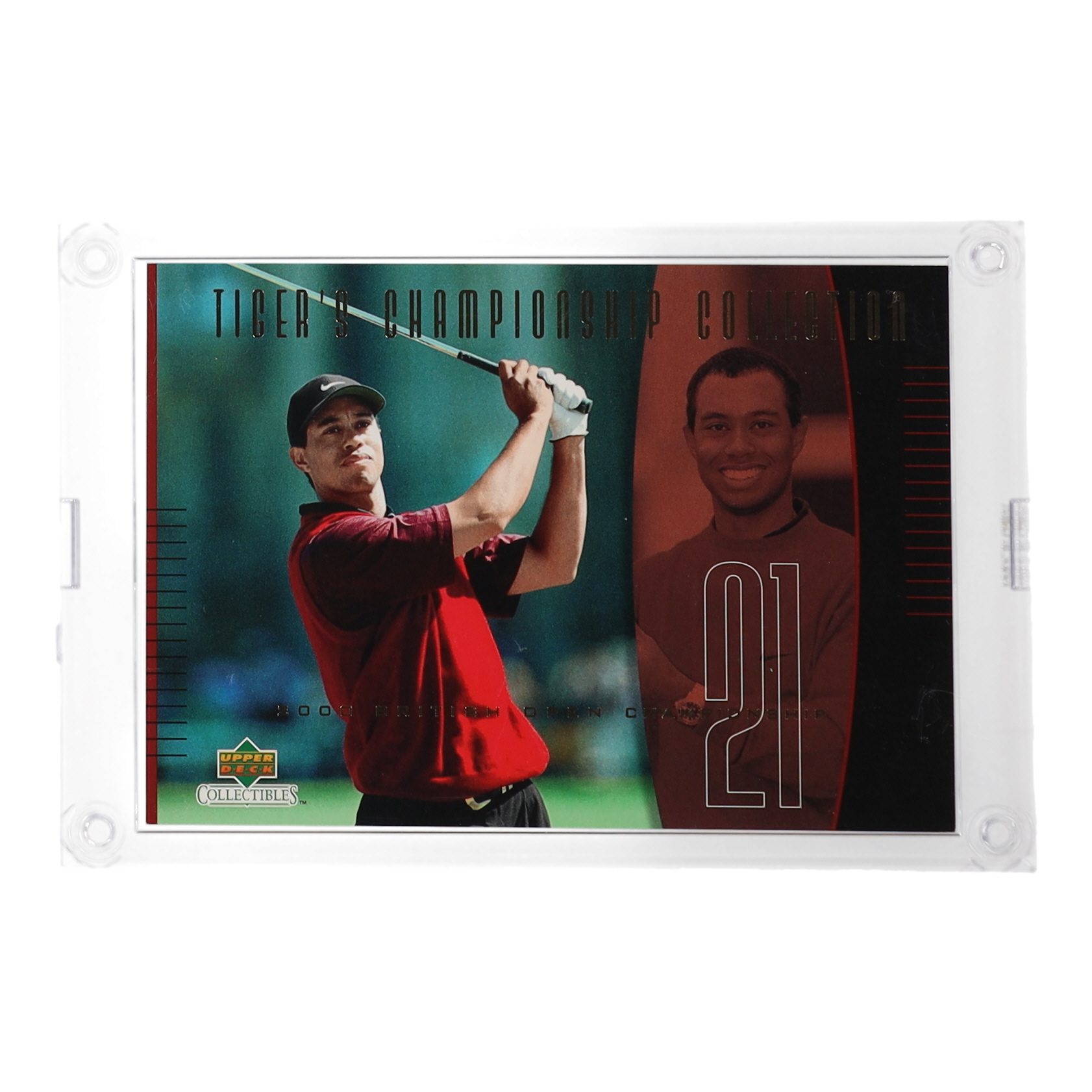 Tiger Woods 2001 Upper Deck Tiger's Championship Collection #TCC21 ...