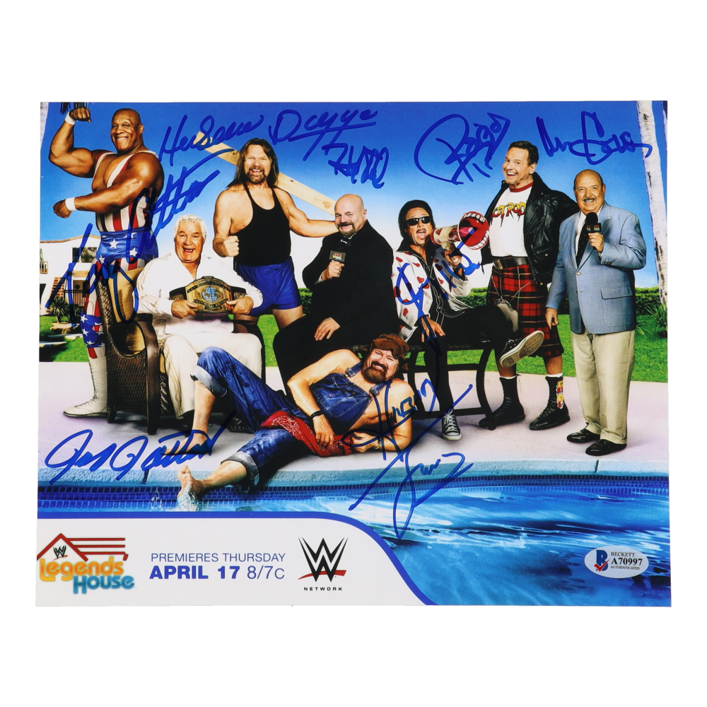 WWE Legends House 8x10 Cast Signed by (8) with Roddy Piper, Tony Atlas ...