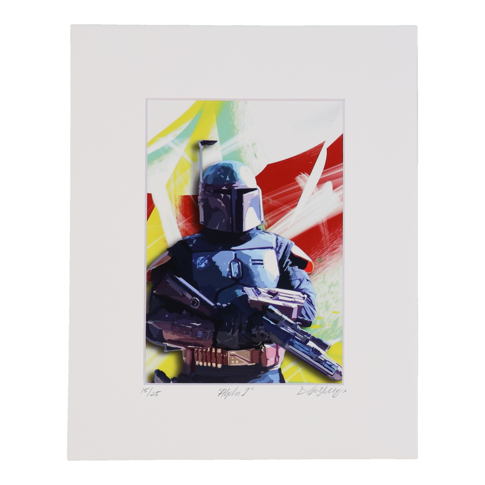 Boba Fett - "Alpha 1" LE 8x10 Custom Matted Art Print Signed by David ...