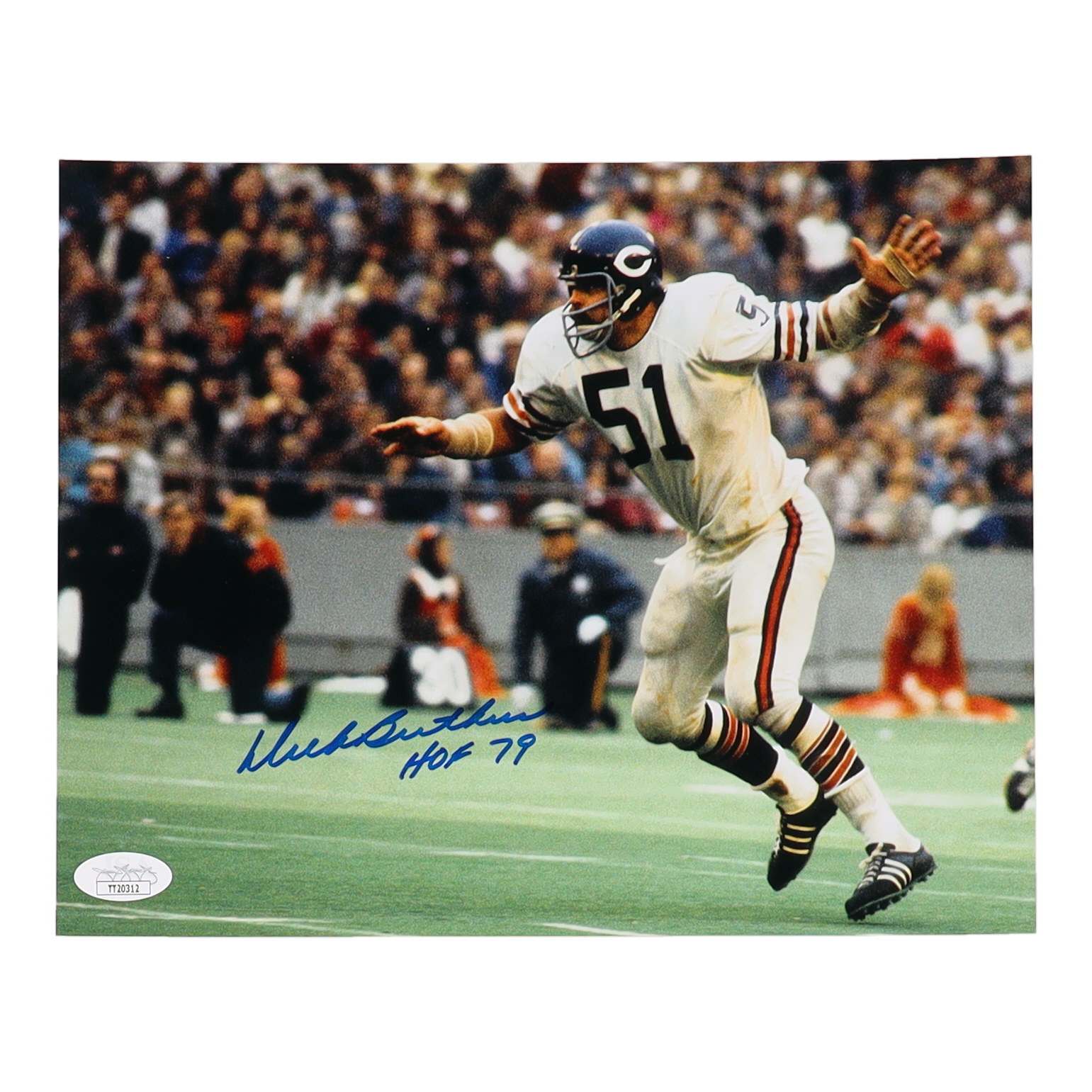 Dick Butkus Signed Bears 8x10 Photo (JSA) | Pristine Auction