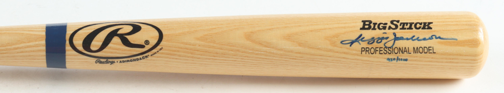 Reggie Jackson Signed LE Rawlings Big Stick Baseball Bat with Display ...