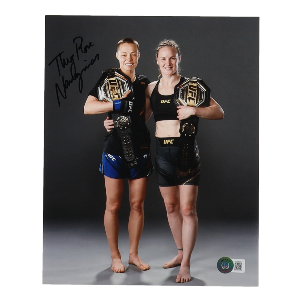 "Thug" Rose Namajunas Signed UFC 8x10 Photo (Beckett) | Pristine Auction