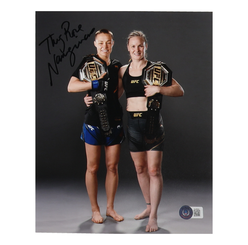 "Thug" Rose Namajunas Signed UFC 8x10 Photo (Beckett) | Pristine Auction
