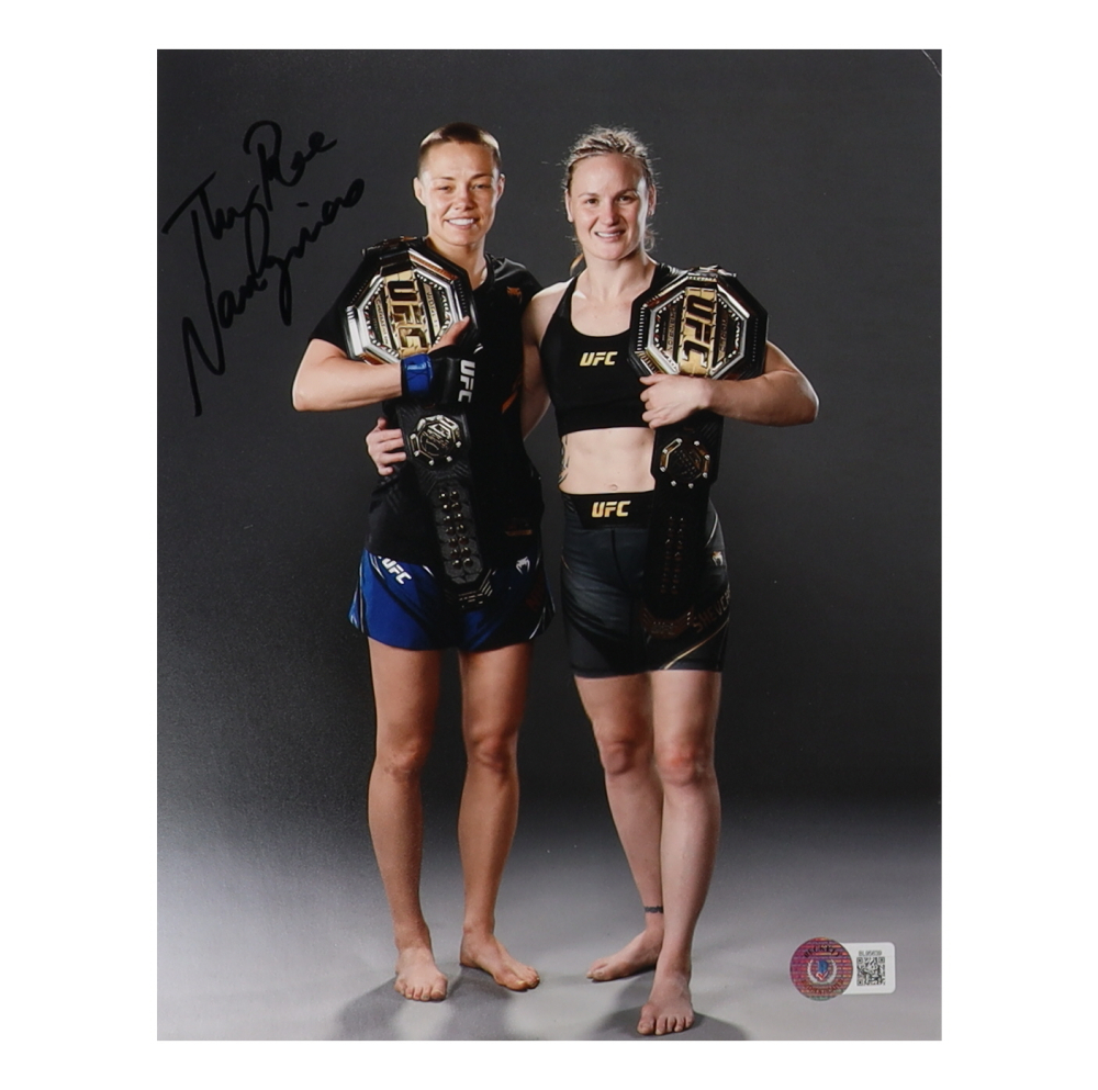 "Thug" Rose Namajunas Signed UFC 8x10 Photo (Beckett) | Pristine Auction