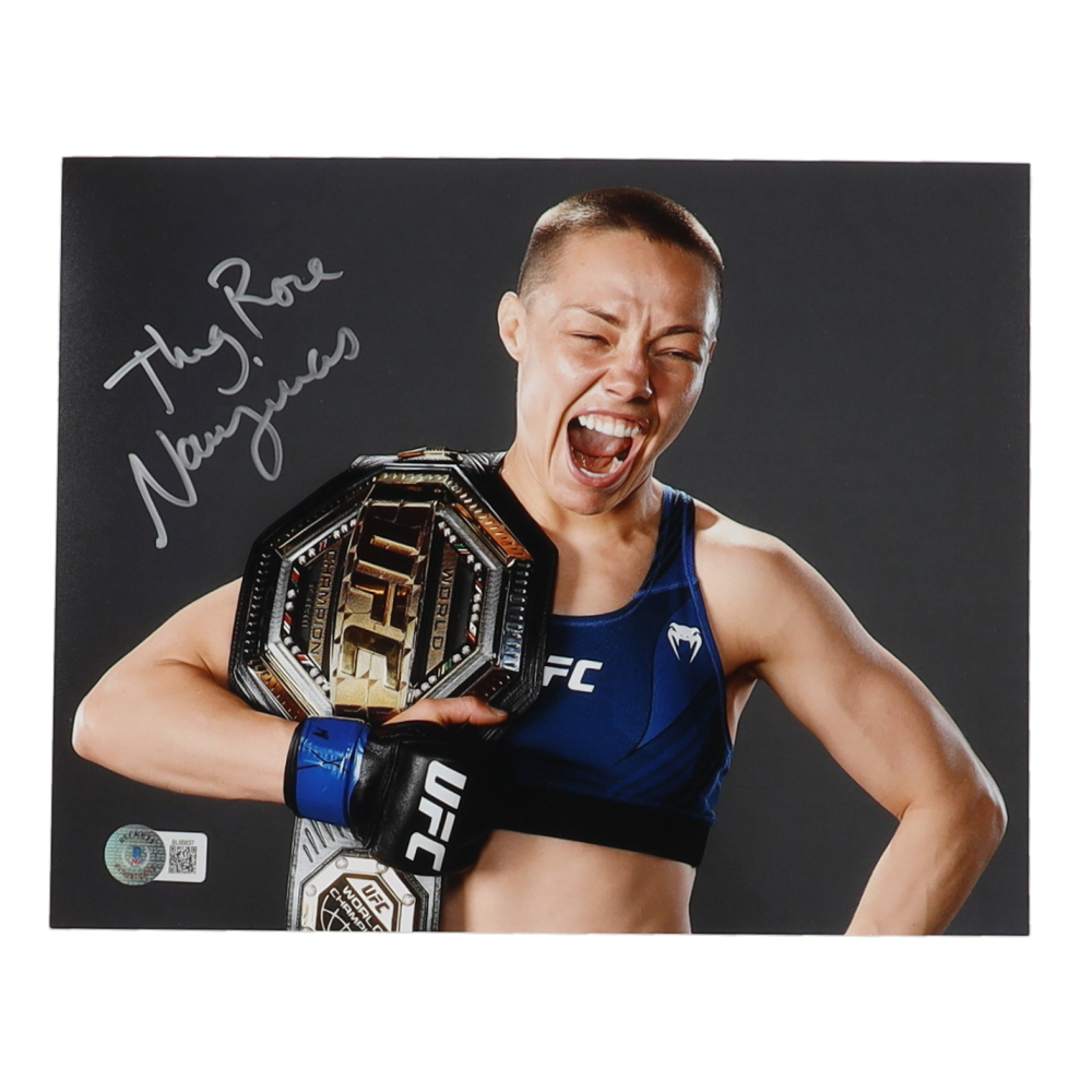 "Thug" Rose Namajunas Signed UFC 8x10 Photo (Beckett) | Pristine Auction