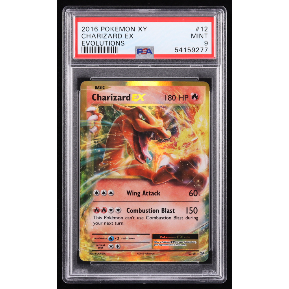 Charizard EX Pokemon XY 2016 Evolutions #12 (PSA 9) | Pristine Auction